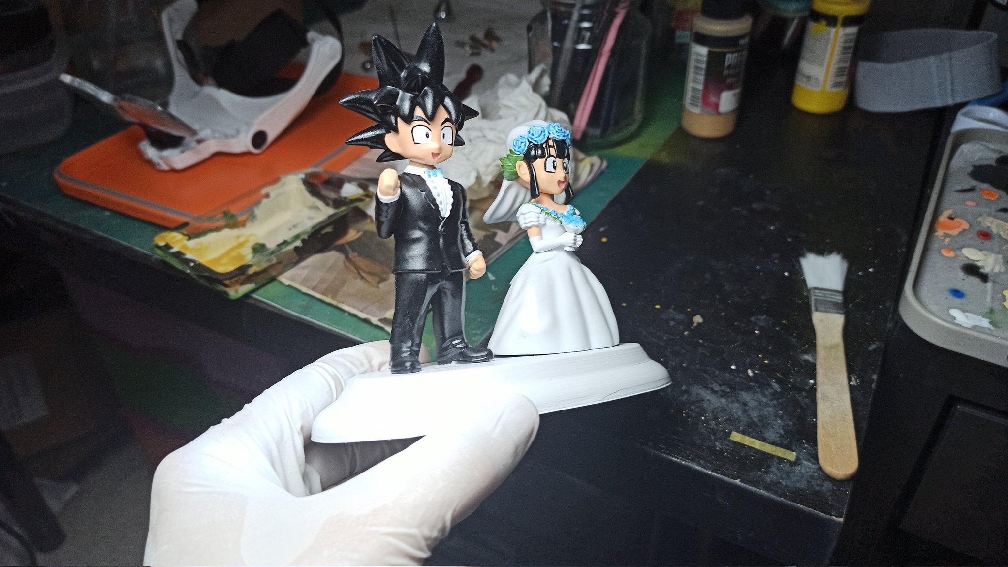 3D printing Goku cake topper・Cults