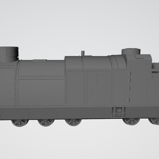 Download STL file 15mm or 28mm Polish Armored Train Engine and Gun ...