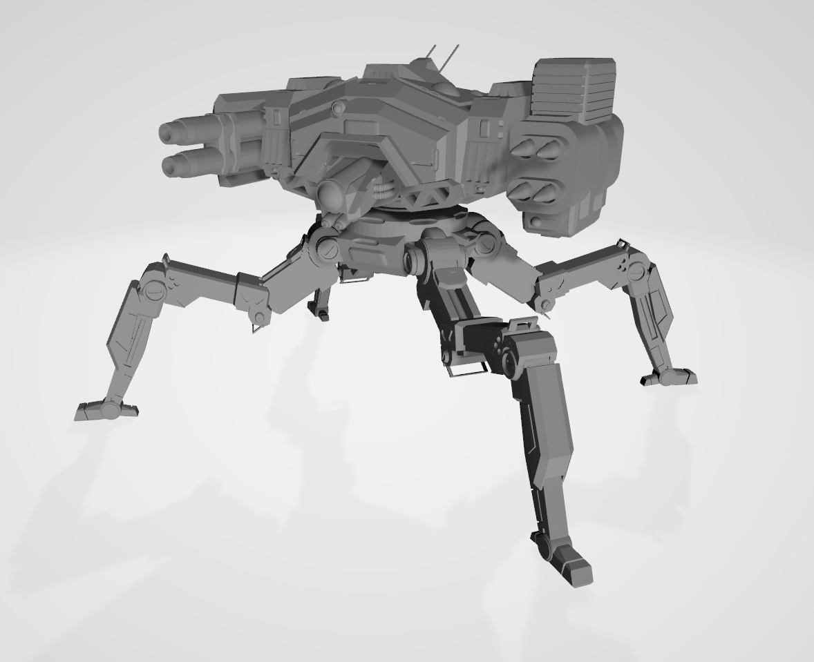 STL file Battletechnology - Stalker Quad・3D printable model to download ...