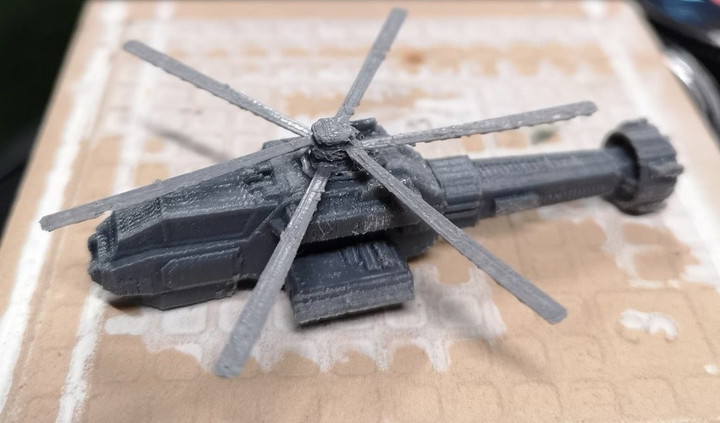 Fichier STL Hélicoptère Warrior H8 de Battletechnology・Modèle à ...
