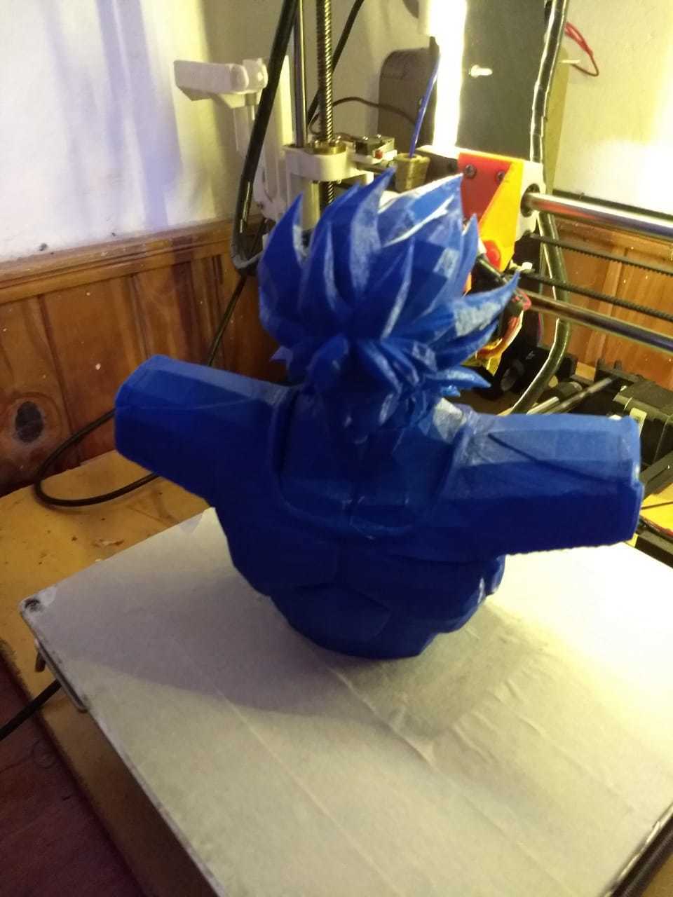 Fichier STL gratuit Buste de Broly - Dragon Ball Super Broly・Modèle à ...