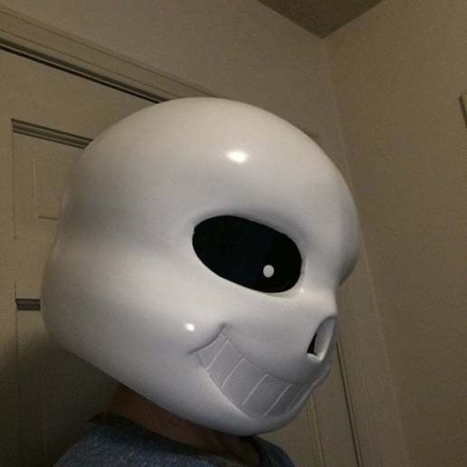 Download free STL file Sans Mask from Undertale • 3D print design ・ Cults