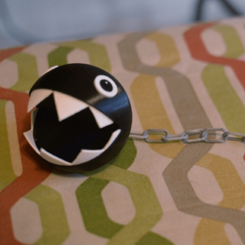 Download free STL file Super Mario Chain Chomp • 3D printable template ...