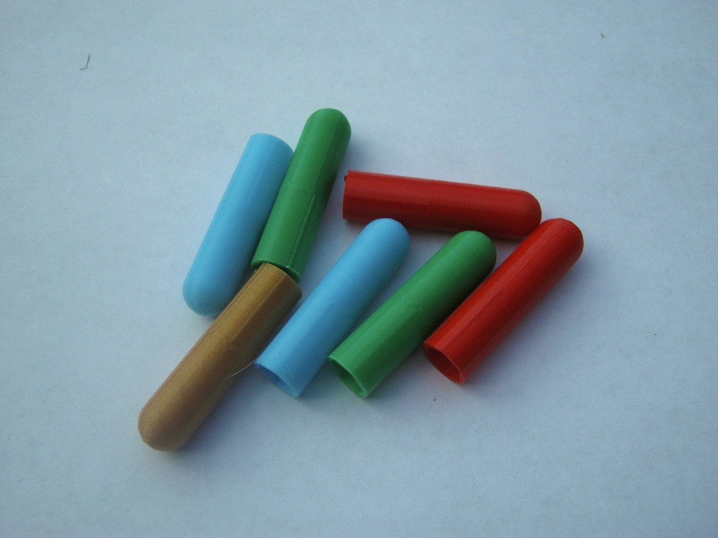 Free STL file Pencil Caps (Lead Protectors)・3D print design to download ...