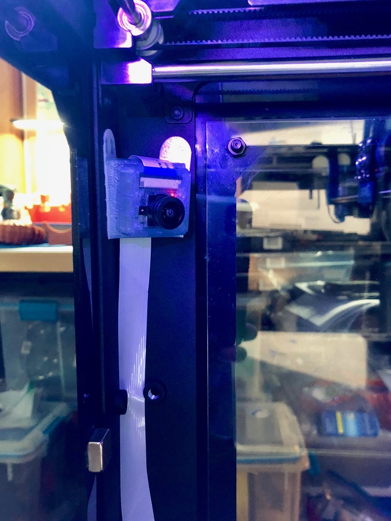 Free 3D file Replicator 2 Corner Wide Angle Pi Camera Mount・3D printer ...