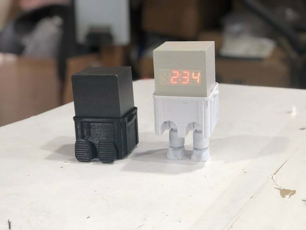 Free STL file Clock Bot 🕰️・3D printer design to download・Cults
