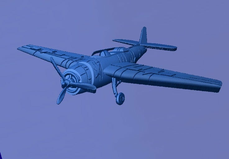 Free STL file Airplane・Object to download and to 3D print・Cults