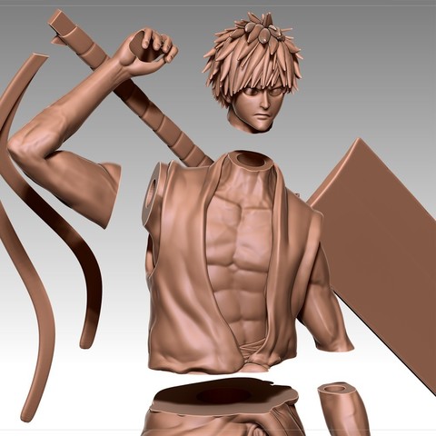 Télécharger fichier STL Figurine Ichigo Kurosaki Bleach • Design pour ...