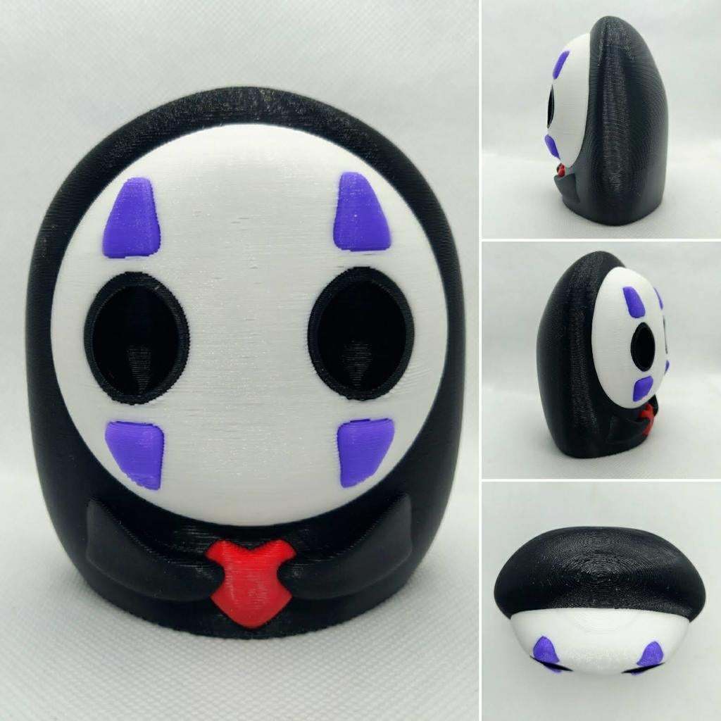 Free STL file Multicolour No Face with heart 💜・3D printer model to ...