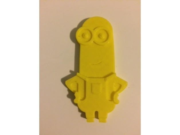 Free STL file Minion 2D Art・Model to download and 3D print・Cults