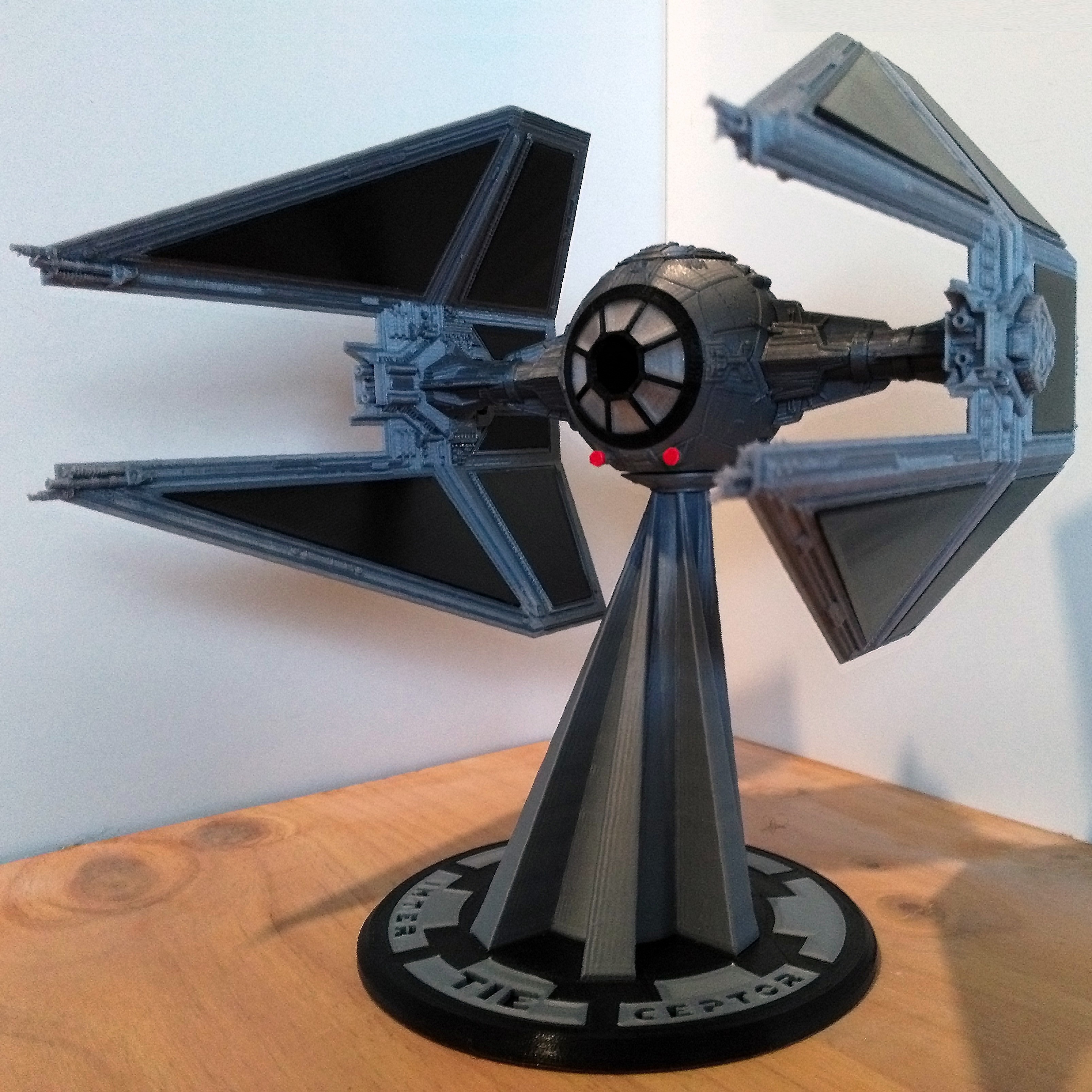 STL file STAR WARS TIE INTERCEPTOR – Highly detailed & fully printable ...