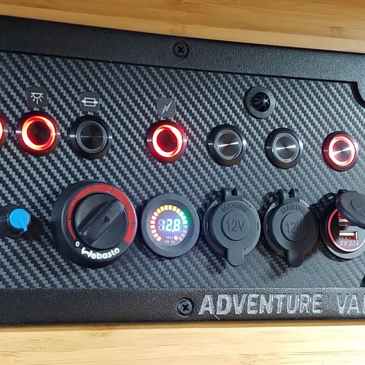 Download STL file Camper control panel Mercedes Benz Sprinter w906 ...