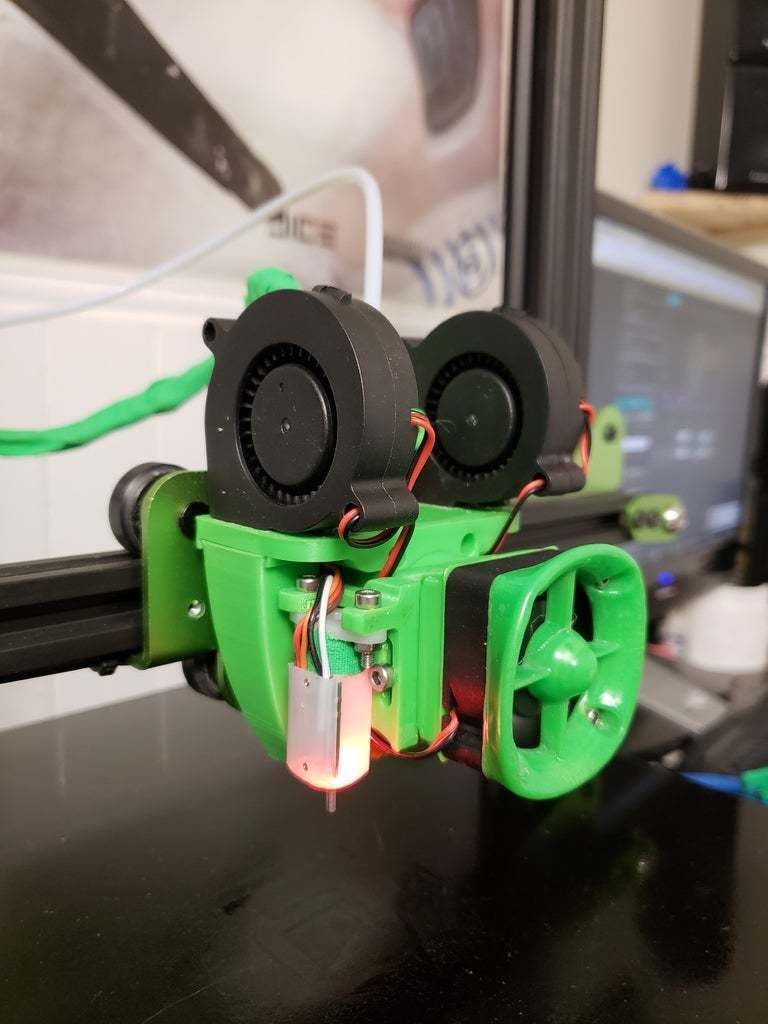 Download free STL file Tevo Tornado E3D V6 mount • 3D print model ・ Cults