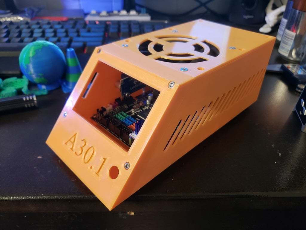 Бесплатный STL файл MKS Gen-L control box 🎛️・Объект для скачивания и 3D ...