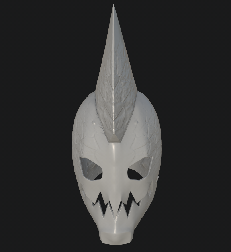 3D file Undyne Helmet ( with scales) 🪖・3D print design to download・Cults