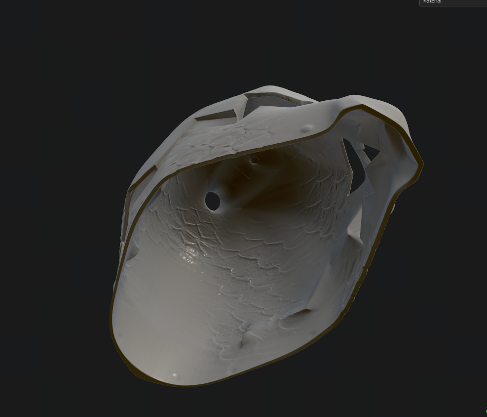 3D file Undyne Helmet ( with scales) 🪖・3D print design to download・Cults