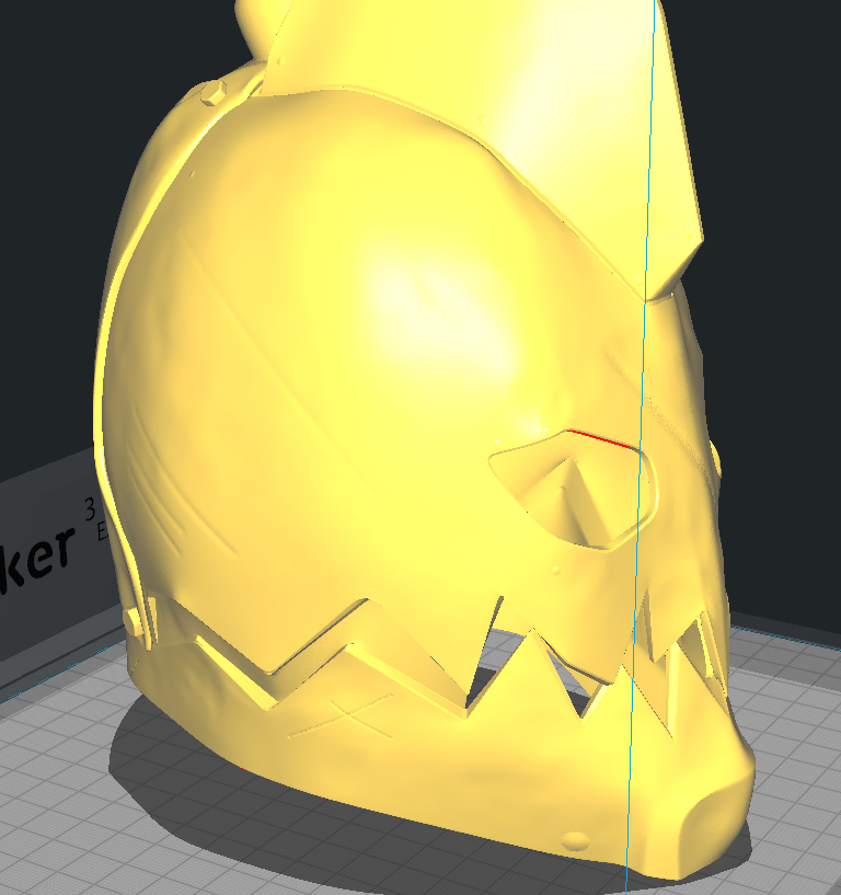 STL file Undyne Helmet・Template to download and 3D print・Cults