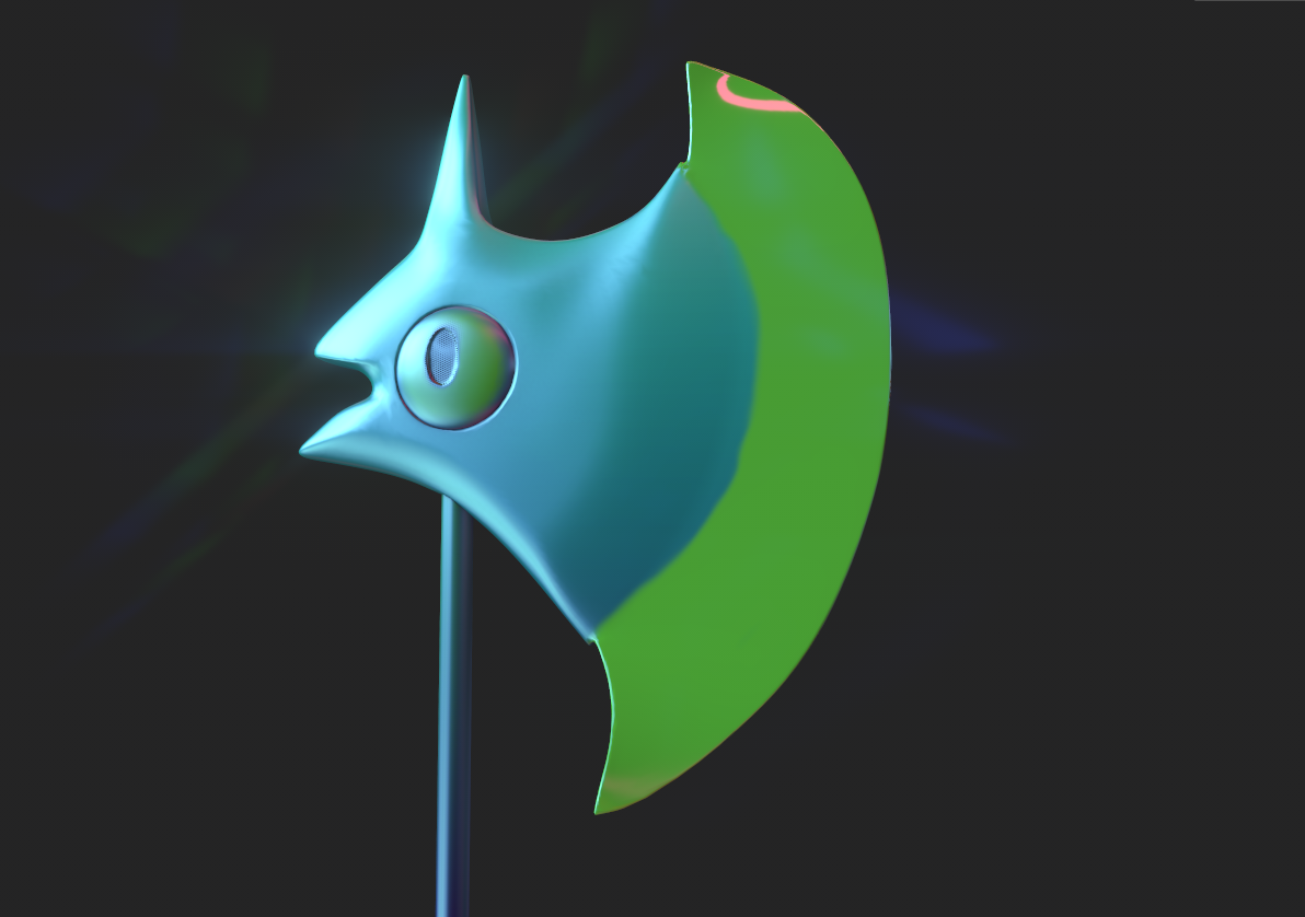 STL file Berdly's halberd - DELTARUNE・3D printer model to download・Cults
