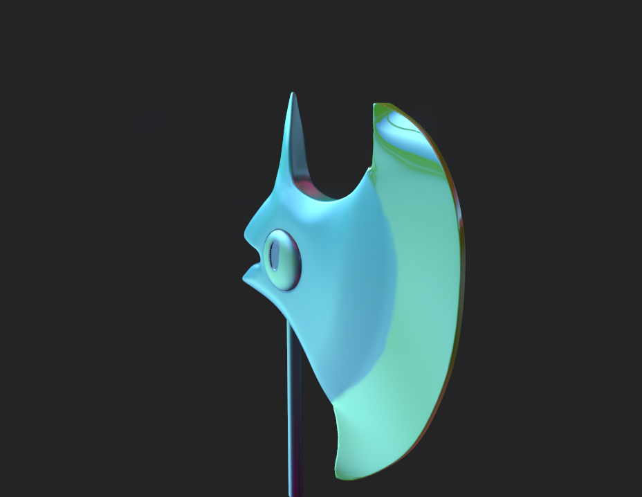 STL file Berdly's halberd - DELTARUNE・3D printer model to download・Cults