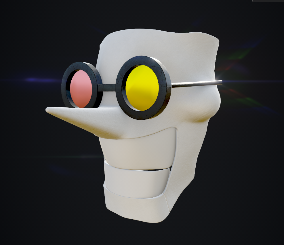 STL file Spamton mask with movable mouth 👄・3D printer design to ...