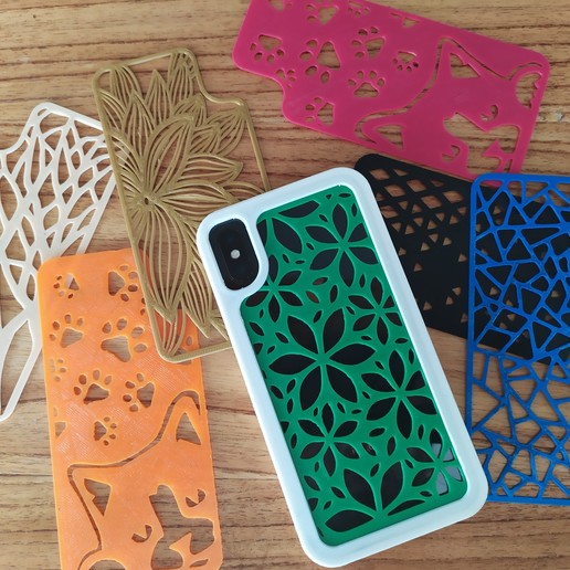 Download STL file Interchangeable Iphone X Case ・ Cults