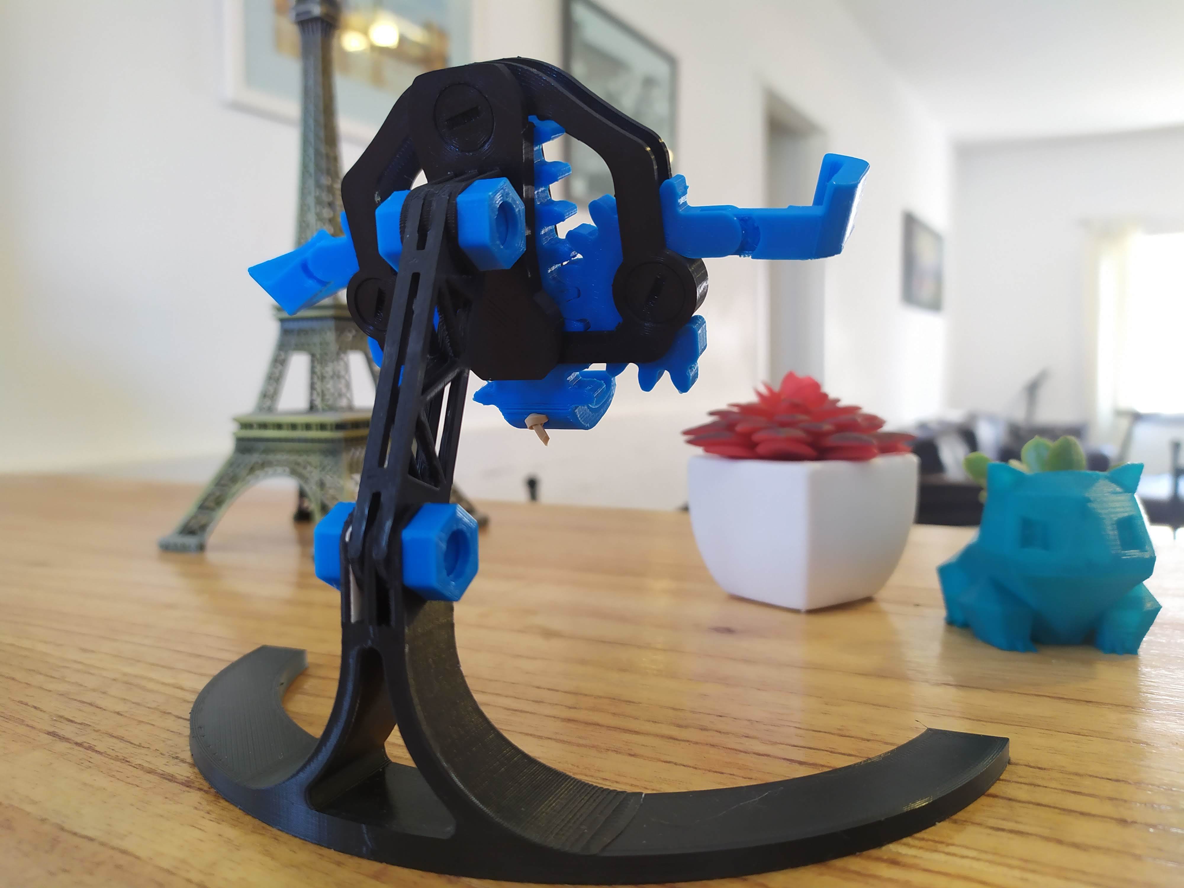 Archivo STL Mechanical Phone Stand・Modelo imprimible en 3D para ...