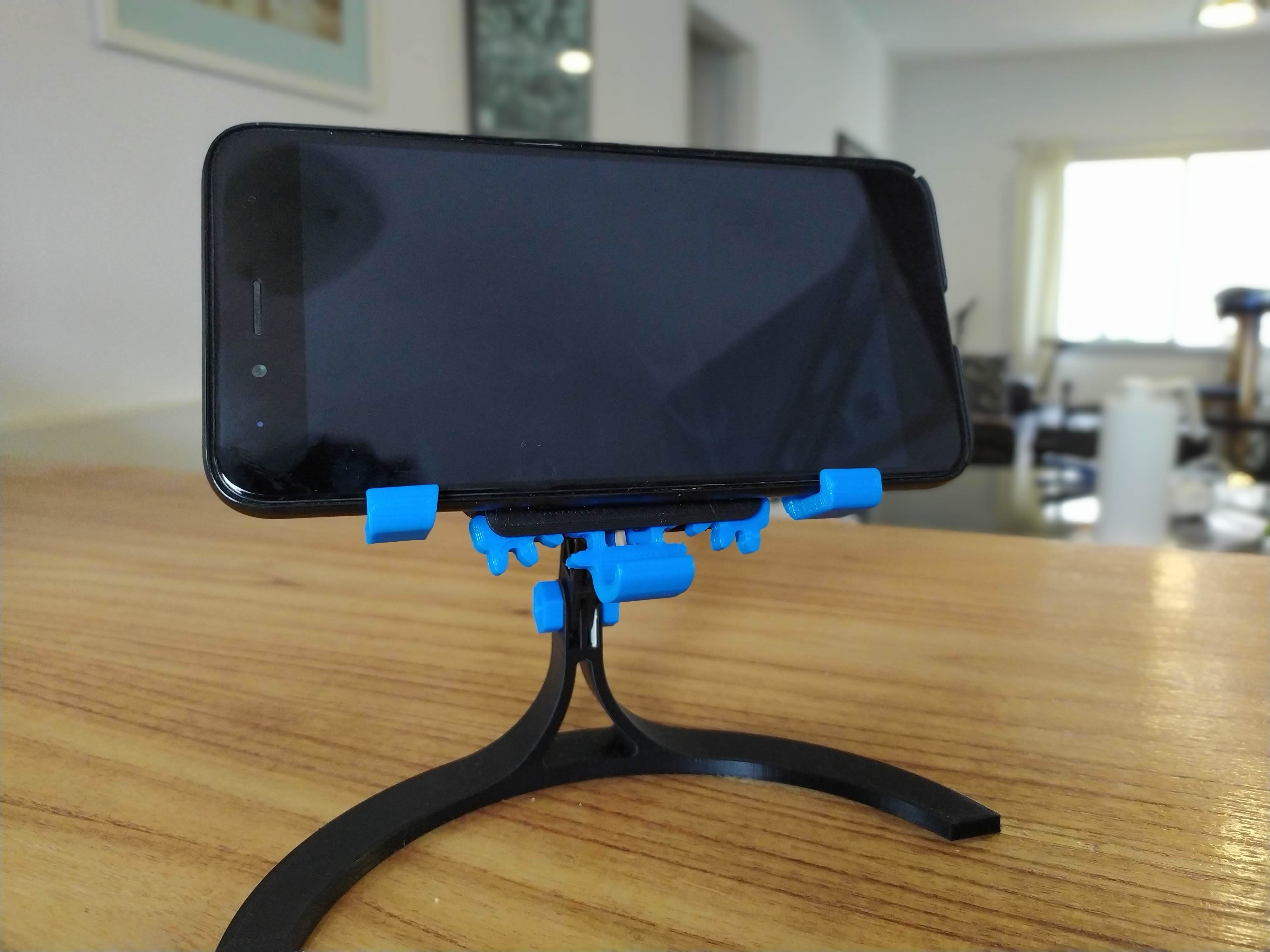 STL file Mechanical Phone Stand 📞・3D printing model to download・Cults