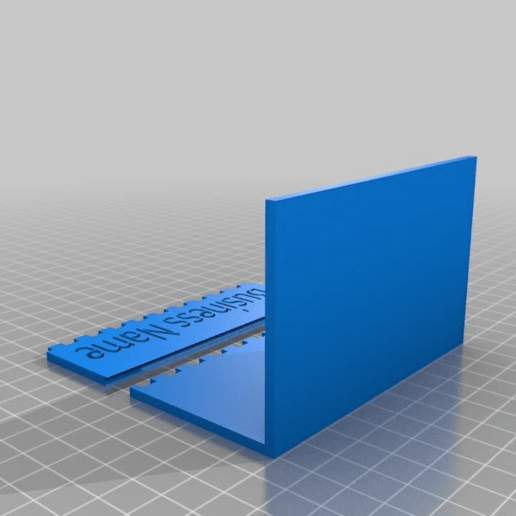Download free STL file My Customized Business Card Holder • 3D printing ...