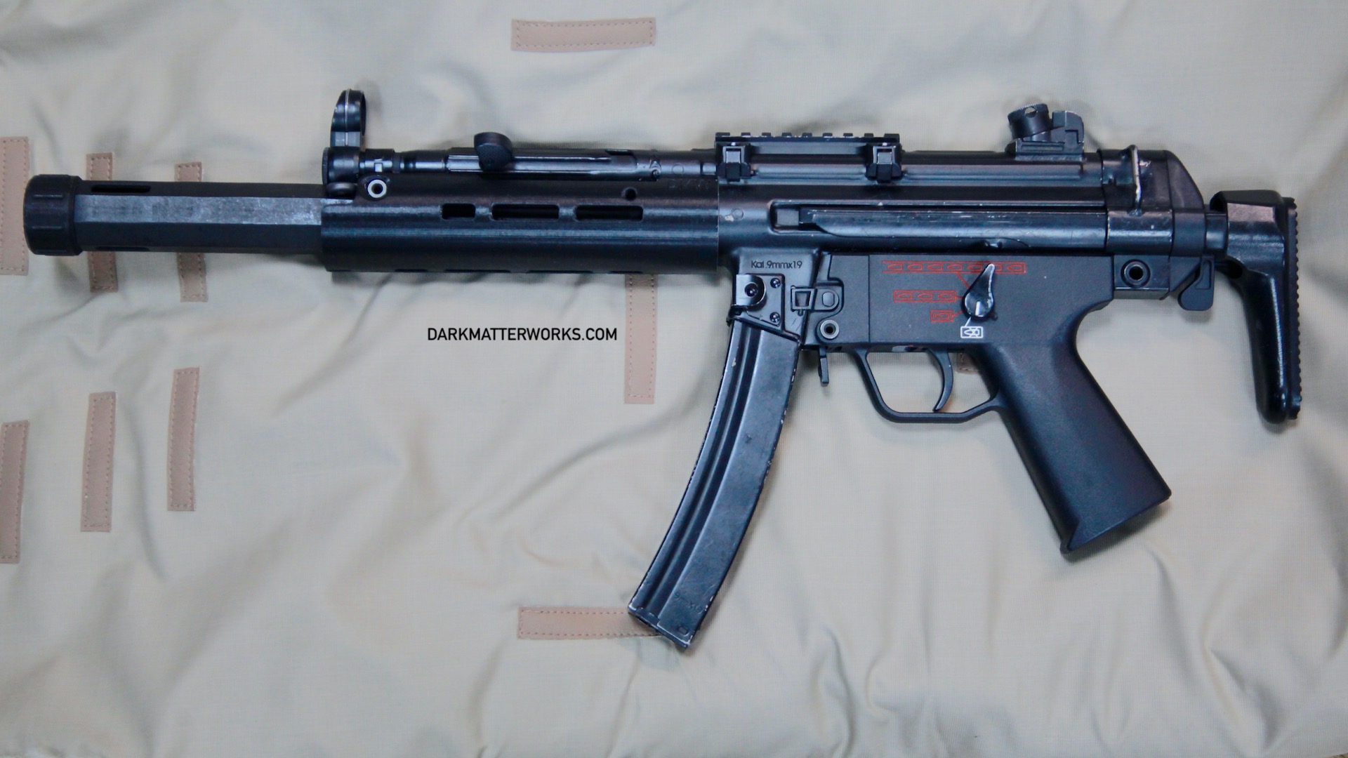 Fichier STL Protège-mains tubulaire pour MP5 airsoft SMG 🔫・Design ...