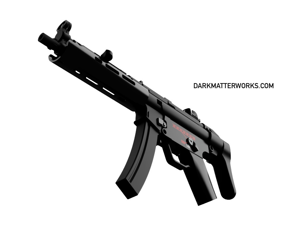 Fichier STL Protège-mains tubulaire pour MP5 airsoft SMG 🔫・Design ...