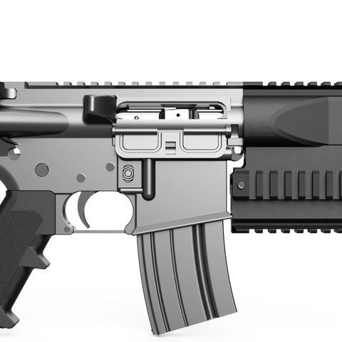 Download STL Boltex — Conversion kit for M4/M16 airsoft rifle. ・ Cults