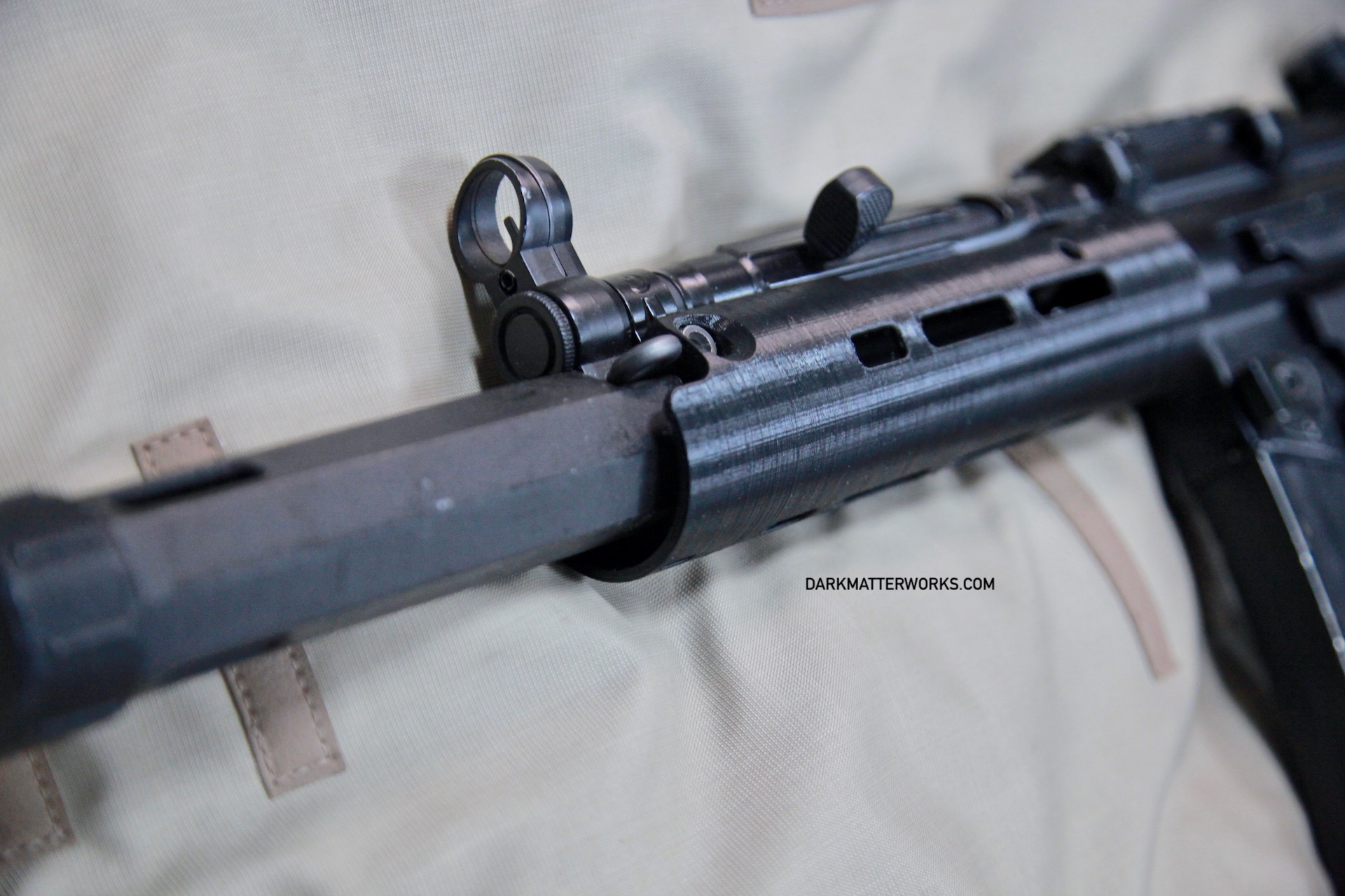 Fichier STL Protège-mains tubulaire pour MP5 airsoft SMG 🔫・Design ...