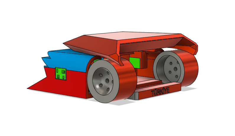 Download Stl File Mini Sumo Robot Pro Only For Winners • 3d Printable