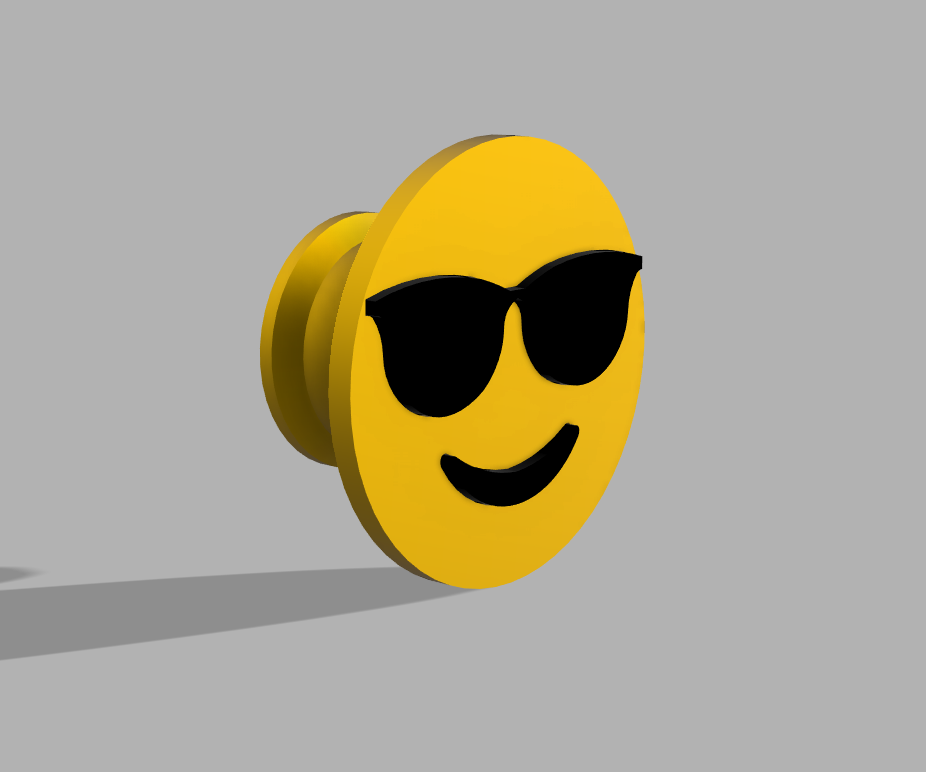 STL file Emoji Wall Hanger・Design to download and 3D print・Cults