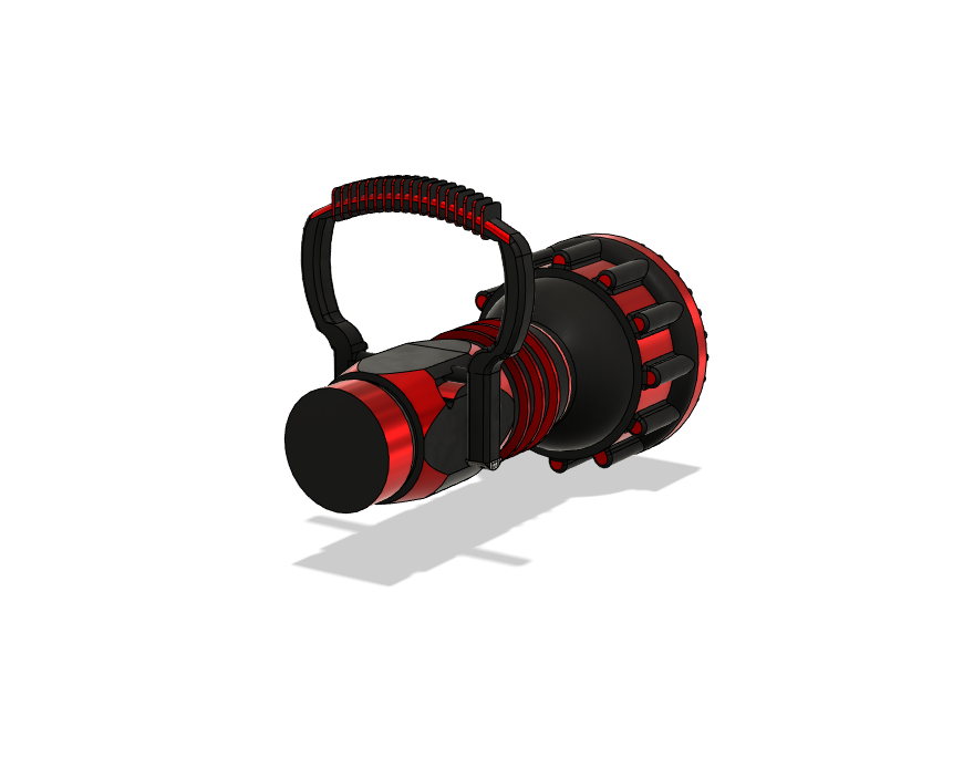 STL file Machine Gun Keychain・3D print object to download・Cults