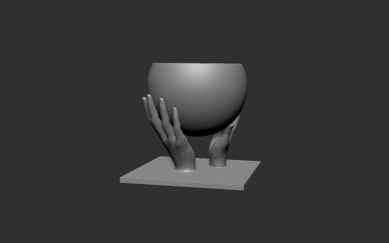 Free STL file Hands candle holder・3D printer model to download・Cults