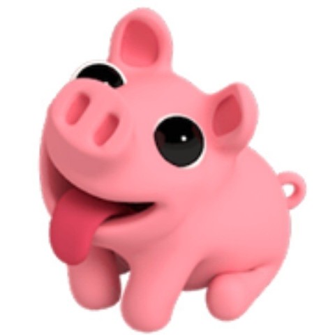 Descargar archivos 3D puerquito, rosa pig, sticker cerdito de facebook ...