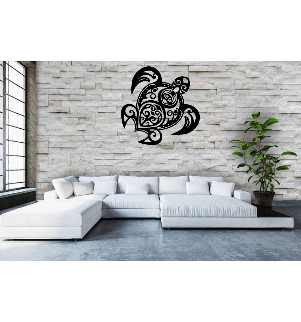 Free STL file TURTLE WALL SCULPTURE 2D 🐢・3D printing idea to download・Cults