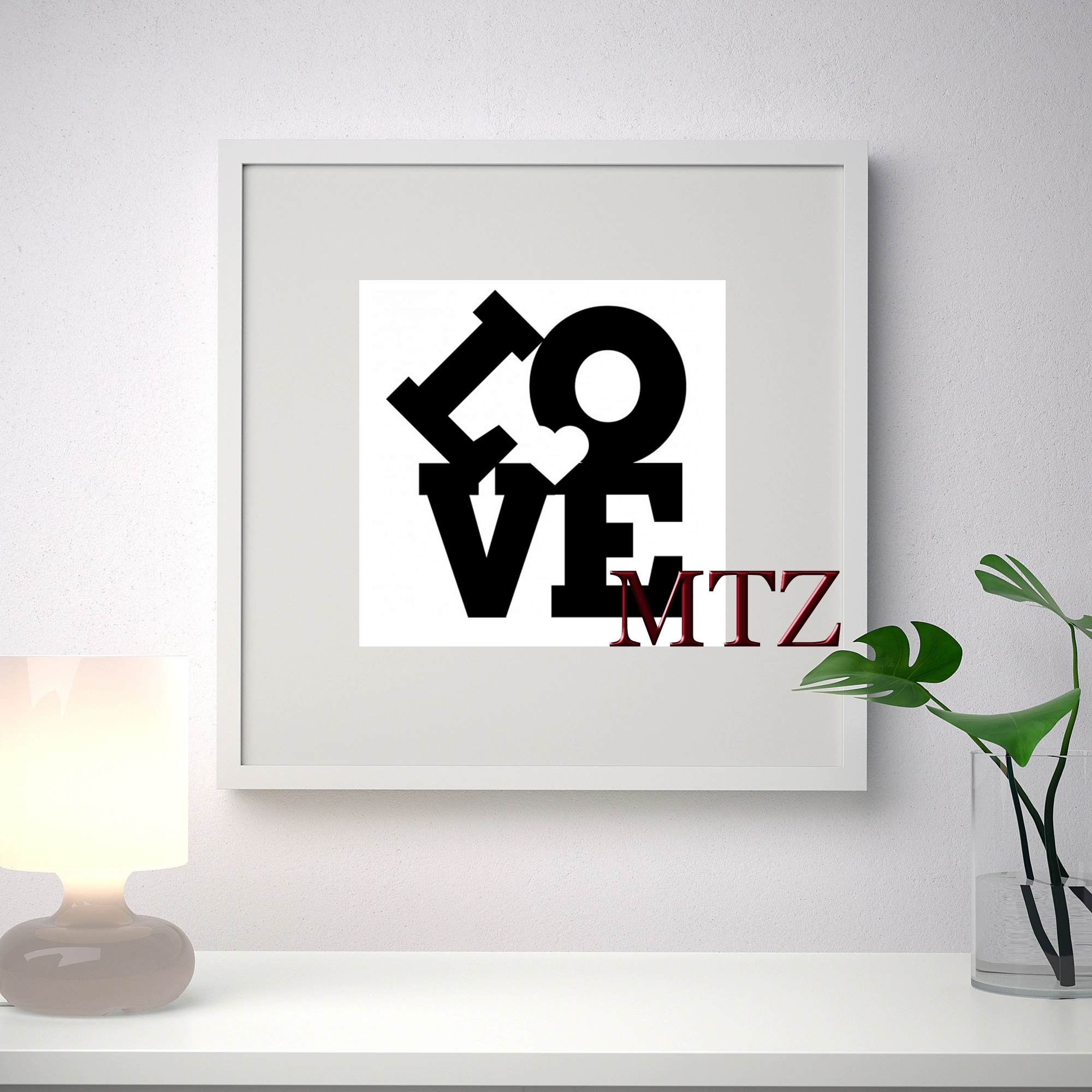Free STL file LOVE WALL SCULPTURE 2D・3D printable design to download・Cults