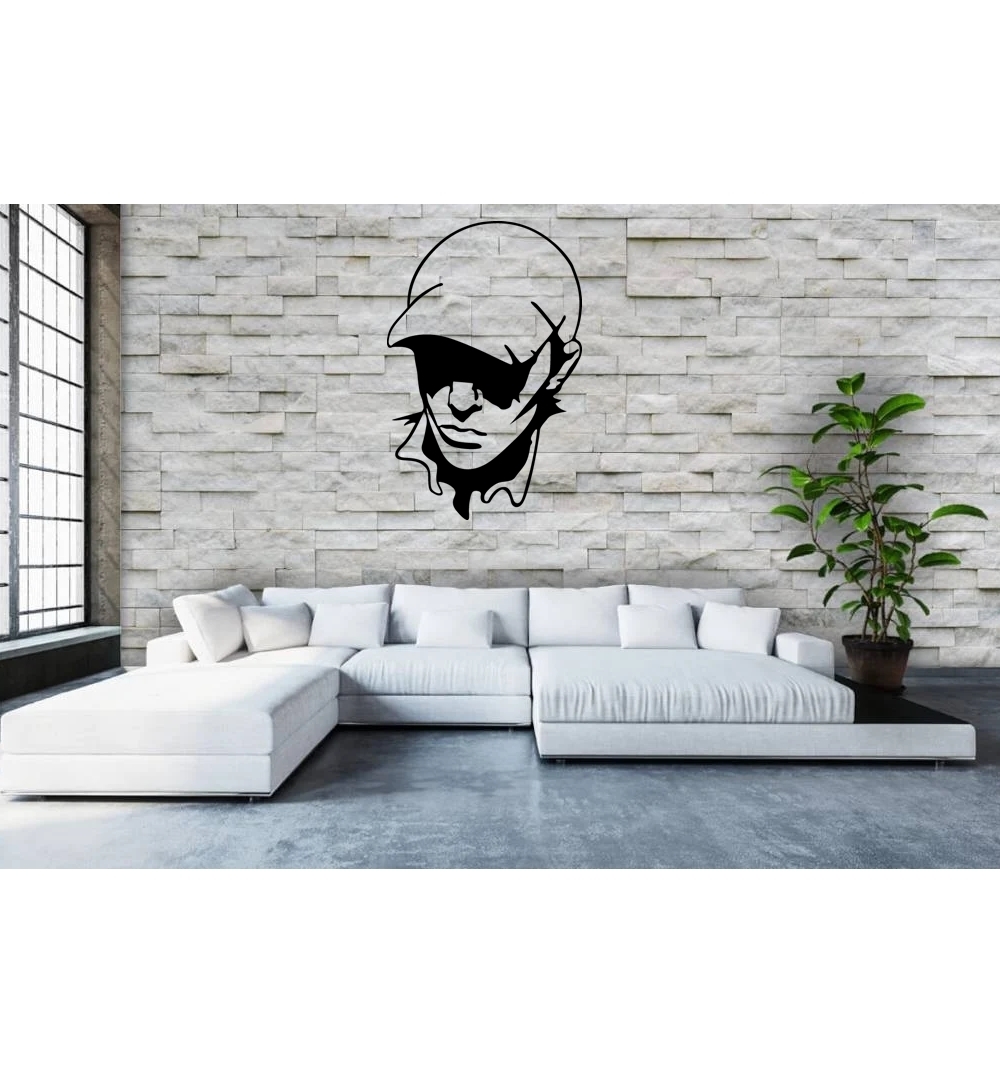 Free STL file MAN CAP WALL SCULPTURE 2D・3D printing model to download・Cults