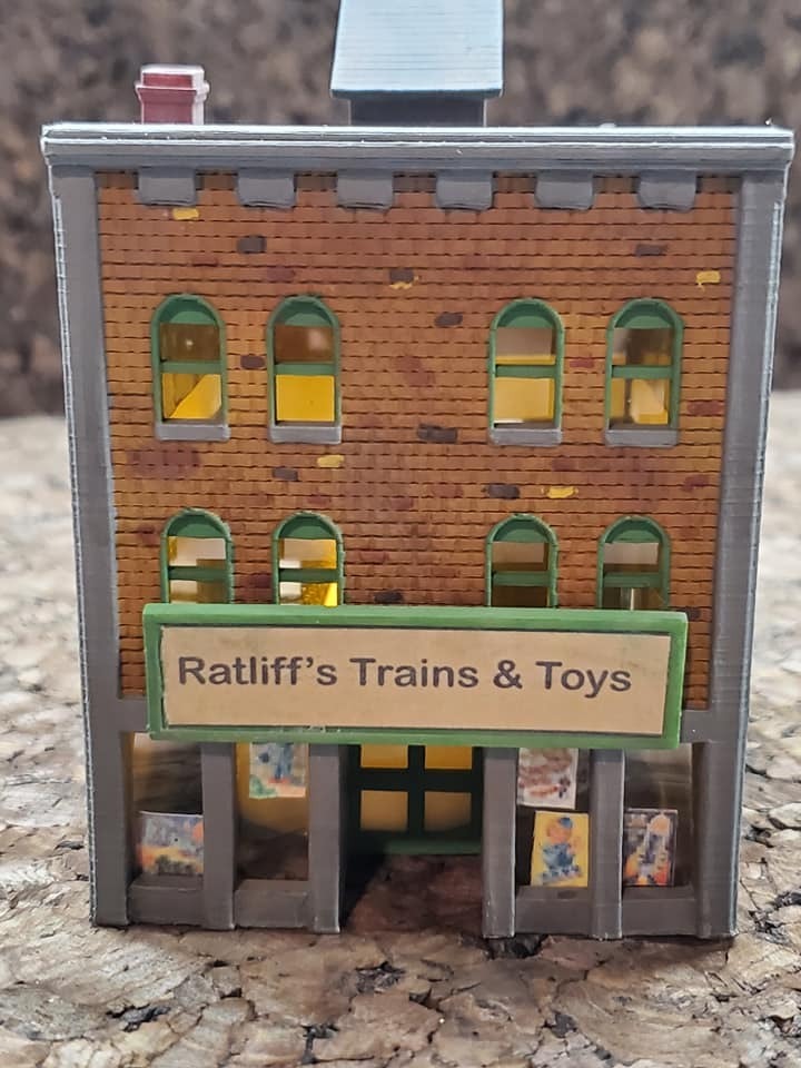 STL file N Scale 3 Story Downtown Building 🏗️・3D print model to ...