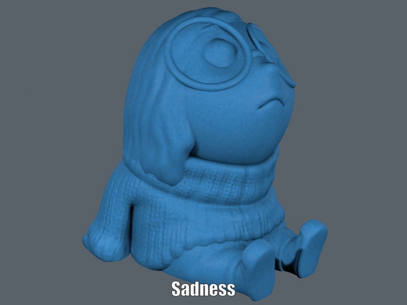 Archivo STL Sadness (Easy print no support) 🗿・Modelo para descargar y ...