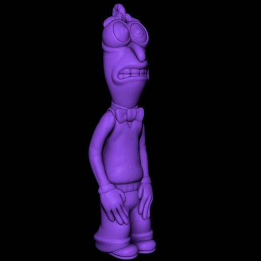 Download free STL file Fear (Easy print no support) • 3D printable ...