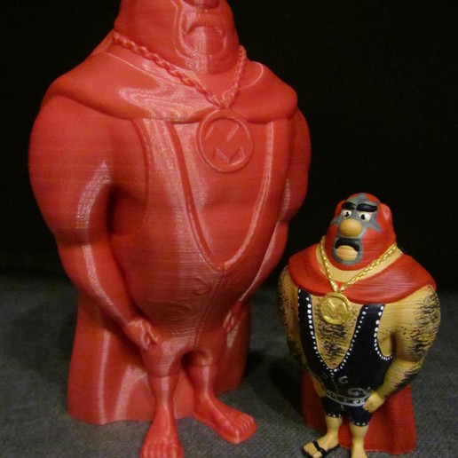 Download free STL file El Macho (Easy print no support) • 3D printable ...