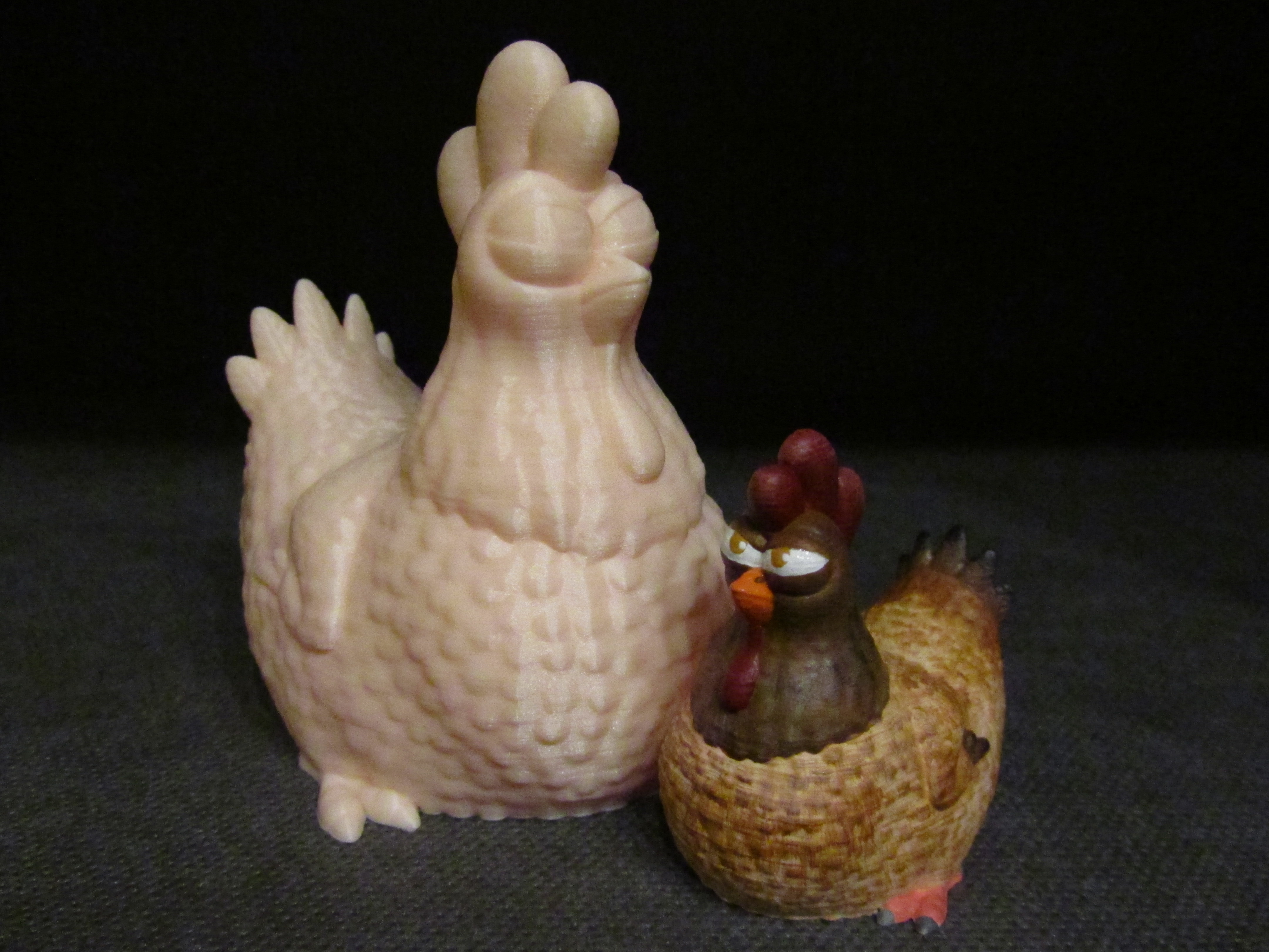 STL file Chicken (Easy print no support) 🐔・3D printable design to ...