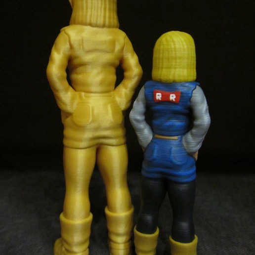 Download free STL file Android 18 (Easy print no support) • 3D ...