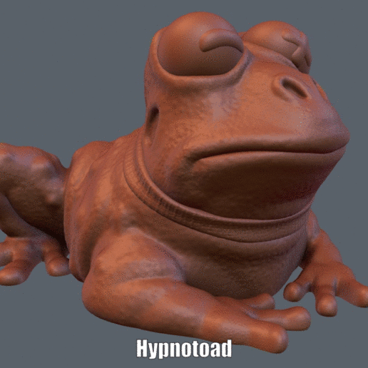 Download free STL file Hypnotoad (Easy print no support) • 3D printer object ・ Cults
