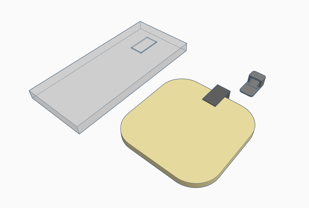 Бесплатный STL файл Wireless charger mat Guide - Concept・Модель для ...