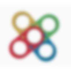 Download free STL file Duble / Quadruple Fidget Spinner • Model to 3D ...