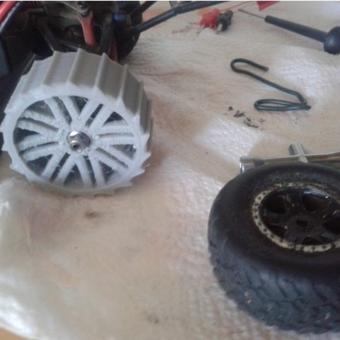 Download free STL file OFF-ROAD Traxxas Slash tire - 1/16 + 1/10 • 3D ...